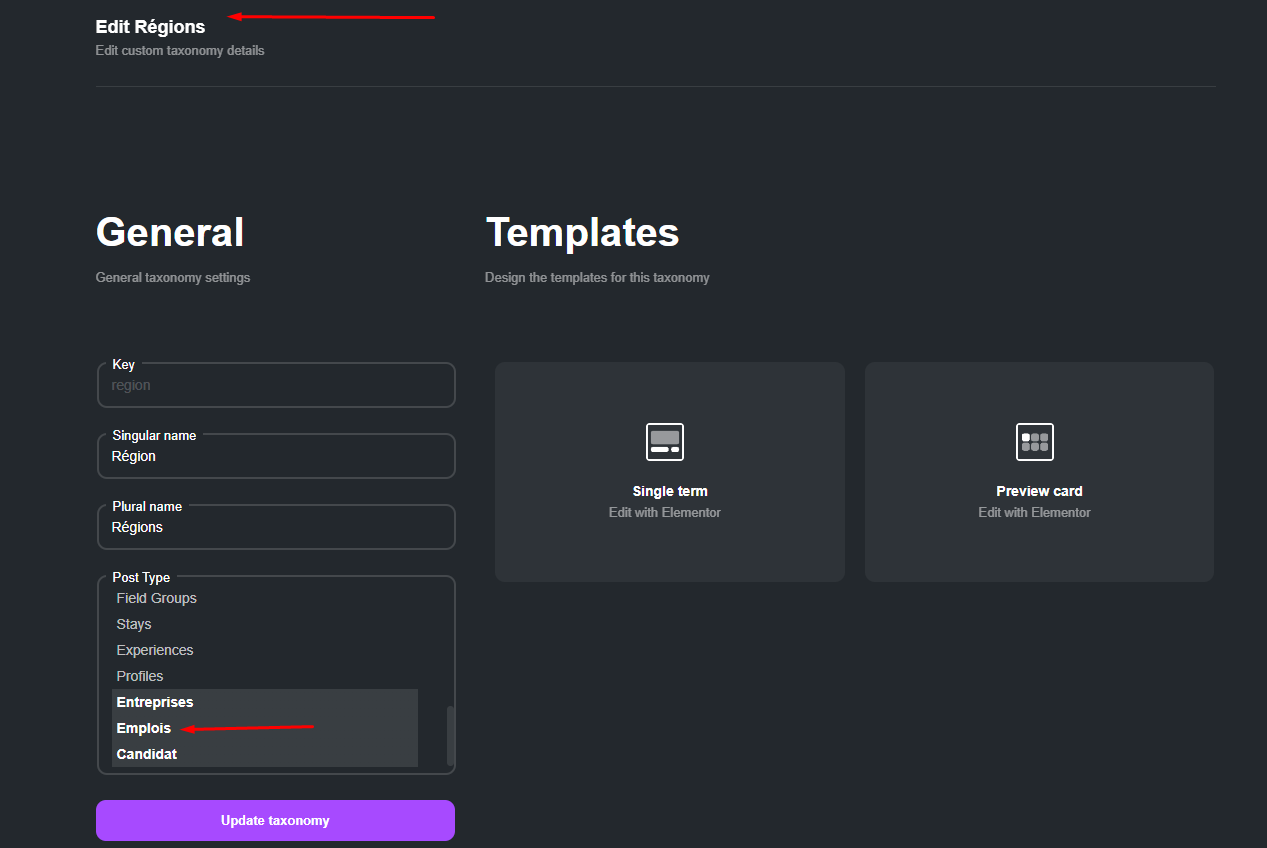 Filter taxonomy – VOXEL