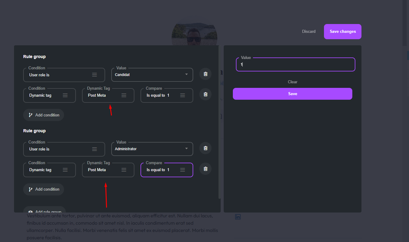 Dynamic condition post meta – VOXEL