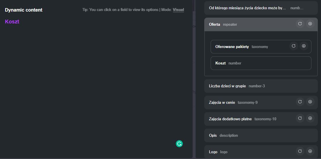 Show cost if the taxonomy is equal to xxxx – VOXEL