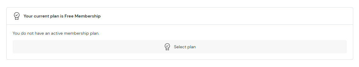 User on “free membership” plan shows no “active membership plan” – VOXEL