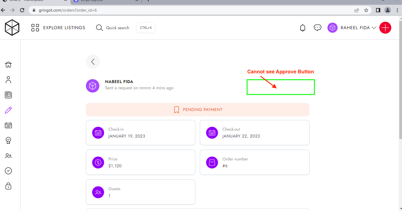 Vendor’s Approve Tab Missing – VOXEL