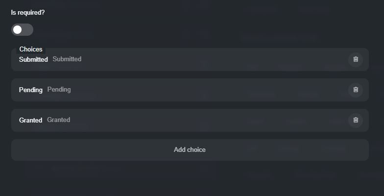 Action List Visibility — VOXEL