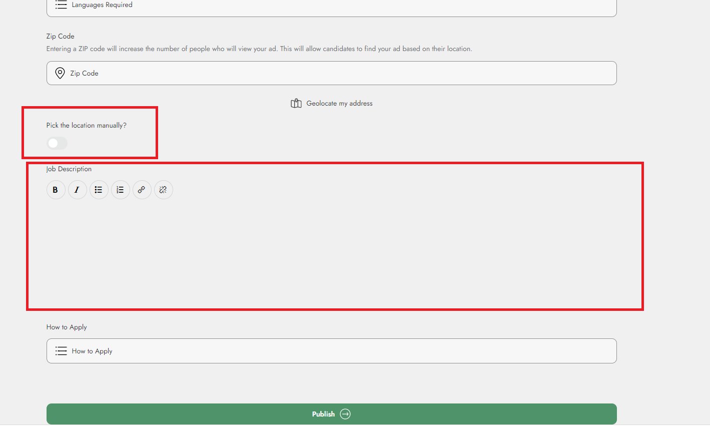 Submission form questions – VOXEL