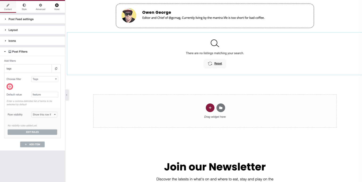 POST ISSUES - Blank Category Pages For Blog Posts & Filter Issues — VOXEL