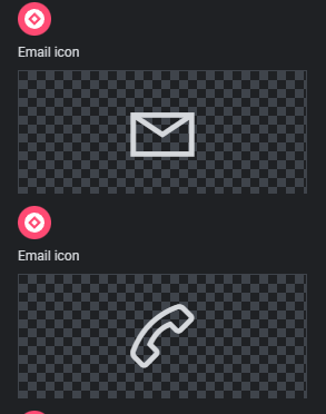 Create Post widget has double [Email icon] label – VOXEL
