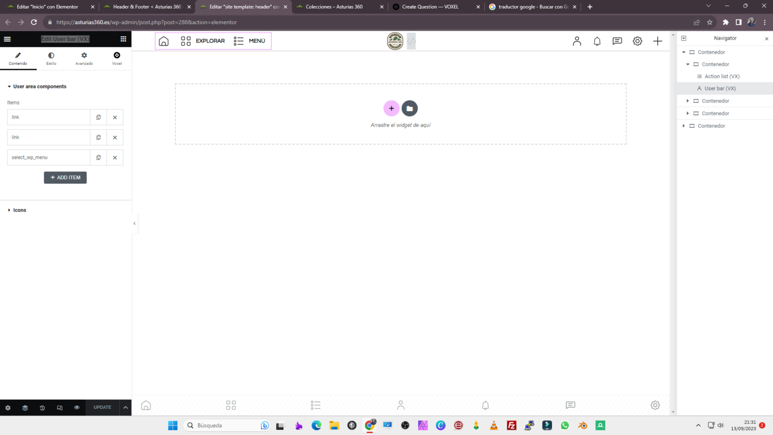 Open Sub Menu When Hovering The Pointer — VOXEL