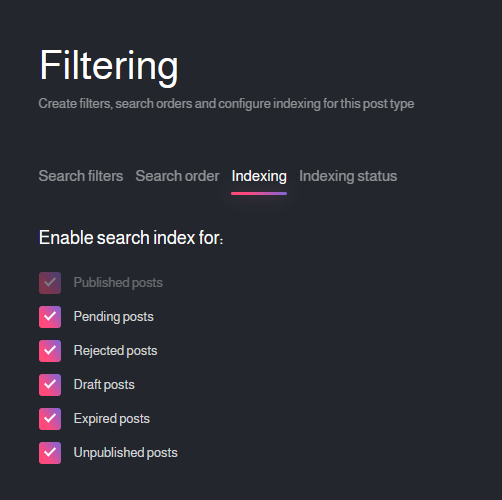 Non-Published Listings Not Visible to Standard Users – VOXEL