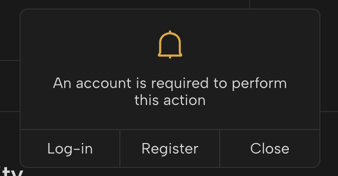 How To Change The Notification Popup For "login, Register, Sign-in ...