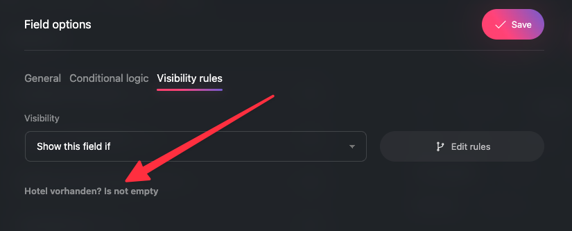Switcher Field not triggering visibility – VOXEL