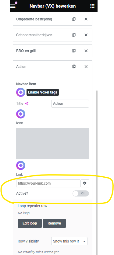 Active slider in navbar (VX)? – VOXEL